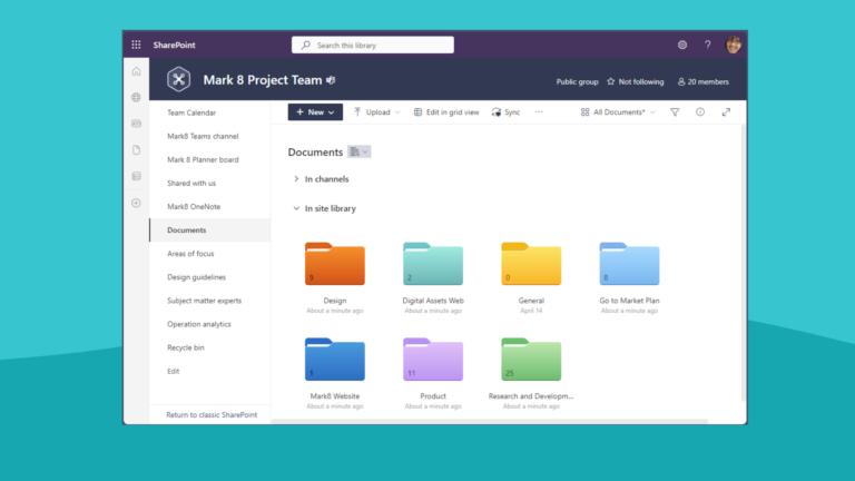 Neu: Farbige Ordner in SharePoint und OneDrive - Bertschy Informatik ...